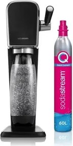SodaStream Art černá / výrobník sody / bez BPA / 1x láhev 1 L / 1x CO2