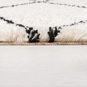 Flair Rugs koberce Kusový koberec Dakari Kush Berber Ivory - 120x170 cm