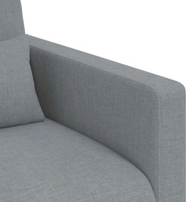 Set pohovek 2 ks Světle šedá textil 3407537