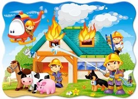 Castorland  Hasiči v akci / 30 dílků / od 4 let