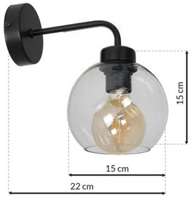 Nástěnné svítidlo SOFIA 1xE27/60W/230V čirá