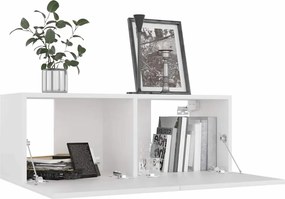 3dílný set TV skříněk bílý kompozitní dřevo 3078657