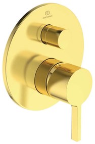 Ideal Standard Joy - Baterie pod omítku, pro 2 spotřebiče, Brushed Gold A7383A2