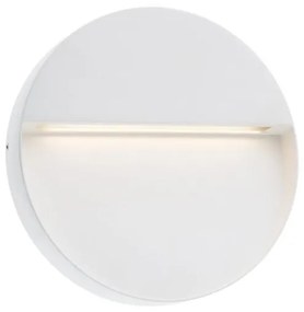 Redo Venkovní nástěnné svítidlo EVEN - kulaté, ø21,5cm Barva: Bílá