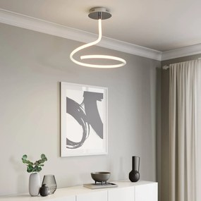 Lucande Serpentina LED stropní světlo, stmívatelné