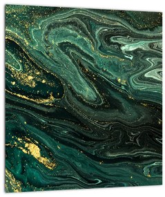 Obraz - Zelený mramor (30x30 cm)