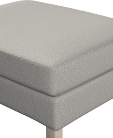 Potah na podnožku IKEA Karlstad barva šedá látka pletený vzor