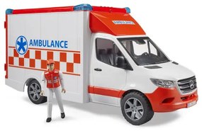 Bruder 2676 Mercedes Benz Sprinter sanitka s figurkou