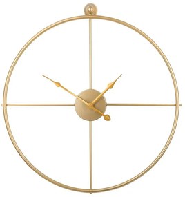 Nástěnné hodiny zlaté ZUCHWIL Beliani