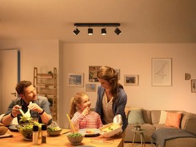 LED Bodové svítidlo Philips Byrl 50674/30/P0 s funkcí SceneSwitch černé