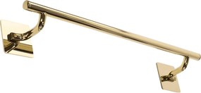 Tutumi Rea, koupelnový držák na ručníky 45cm, k nalepení na 3M pásce, 322194, zlatá lesklá, REA-77055