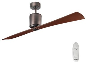 Elstead Kichler KLF-FERRON-60-BB - Stropní ventilátor FERRON hnědá + dálkové ovládání KLF-FERRON-60-BB