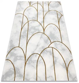 Dywany Luszczow Kusový koberec EMERALD EXCLUSIVE 1016 art deco, mramor krém / zlato Rozměr koberce: 120 x 170 cm