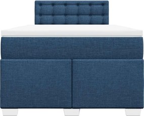 Box spring postel s matrací černá 120x190 cm textil 3285847