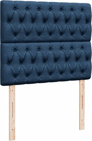 Box spring postel s matrací černá 120x190 cm textil 3291232
