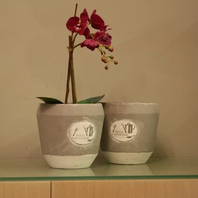 Betonový květináč šedý, Casa de Engel - Květník