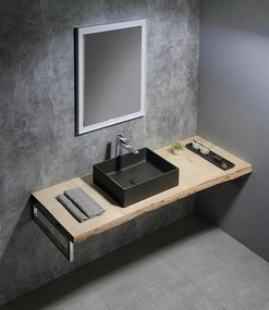 Sapho, FLUT LED podsvícené zrcadlo 600x800mm, bílá, FT060