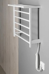 Sapho, ELZOR Elektrický sušák ručníků 500x470mm, 60W, bílá matná, EB500
