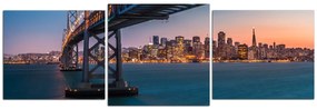 Obraz na plátně - San Francisco - panoráma 5923D (120x40 cm)