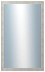 DANTIK - Zarámované zrcadlo - rozměr s rámem cca 60x100 cm z lišty ANDRÉ velká stříbrná (3157)