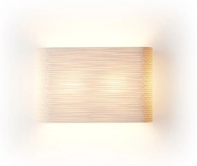 Nástěnné designové papírové svítidlo Skew Sconce Dekor: Bílý