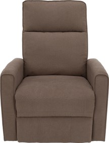 Relaxační otočné křeslo, šedohnědá Taupe, MEKENZI