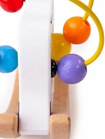 Bigjigs Baby Motorický labyrint houpačka kravička / od 1 roku