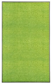 Rohožka pratelná zelená 90 x 150 cm 323431