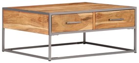 Konferenční stolek 75 x 75 x 35 cm masivní akáciové dřevo