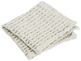 Sada 2 světle béžových bavlněných ručníků Blomus Moonbeam, 30 x 30 cm