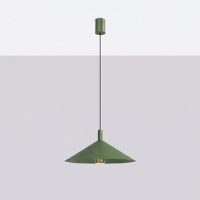 Sollux Lighting Závěsné svítidlo NOX 40 olivově zelené