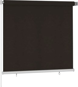 Venkovní roleta 165 (Š) x 140 (V) cm hnědá HDPE 312970