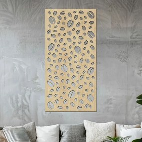 dřevo života Dřevěný panel KÁVOVÁ ZRNA malá Zvolte rozměr (cm): 30x60, Zvolte barvu dekoru: Javor