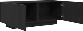 Televizní skříň 100 x 35 x 40 cm Černý dub Kompozitní dřevo 3333066