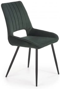 Jídelní židle K404 Halmar Tmavě zelená
