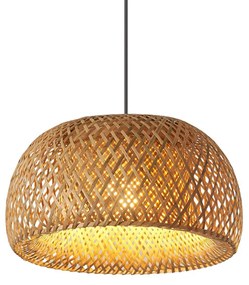 Toolight - stropní svítidlo z přírodního bambusu E27 60W APP886-1CP, hnědá, OSW-05246