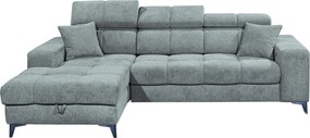XXXLutz ROHOVÁ SEDAČKA, textil, světle modrá MID.YOU - Sedací soupravy - 002220047412