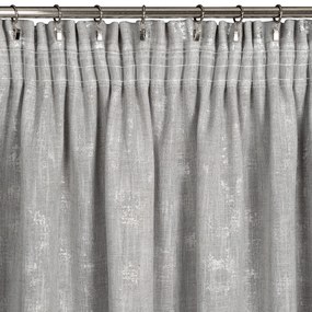 ZÁVĚS NA PÁSCE INES 140X270 CM STŘÍBRNÁ
