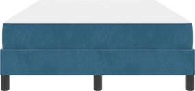 Postel s boxspringem s matrací Tmavě modrá 120 x 190 cm textil 3398681