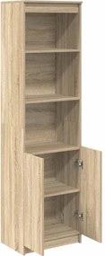 Vysoká deska Sonoma Dub 50x35x180 cm Dřevěná konstrukce 3328464