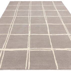 Tribeca Design Kusový koberec Swans Grid Silver Rozměry: 120x170 cm
