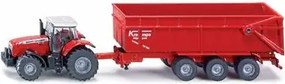 SIKU Farmer - Traktor Massey Ferguson s přívěsem / 1:87 / od 3 let