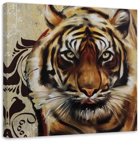 Obraz na plátně Tygr Afrika Zvířata - 60x60 cm