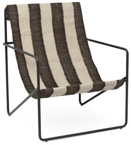 Desert Lounge Chair chocolate black Ferm Living