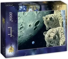 GRAFIKA Puzzle Doupě sněžných leopardů / 2000 dílků / 68 x 96 cm