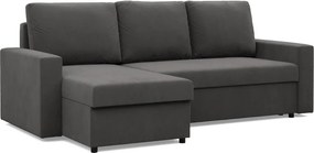 Rohová rozkládací sedací souprava Neo - rovný bok - model 2
