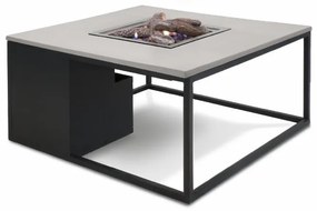 Krbový plynový stůl Cosiloft 100 černý rám / šedá deska COSI