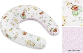 Bellatex Kojicí polštář s povlakem na zip Zelená,Červená,Bílá 180 cm, po obvodu
