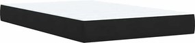 Box spring postel s matrací černá 120 x 190 cm samet 3286254