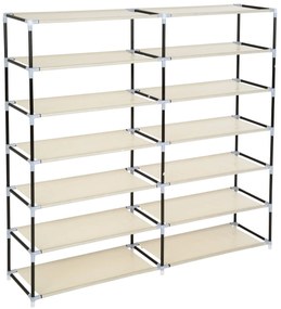 tectake 402531 Látkový botník béžová polypropylén